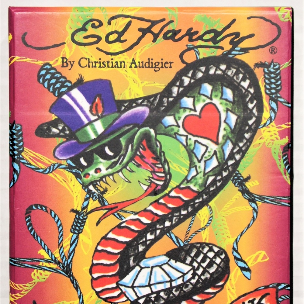 Ed Hardy Box Skull Tattoo Artist Vintage - Gem